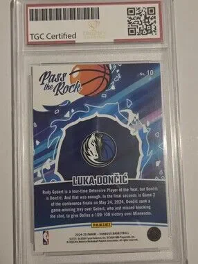 Donruss | Other | Luka Doncic 2425 Panini Donruss Pass The Rock Gem ...